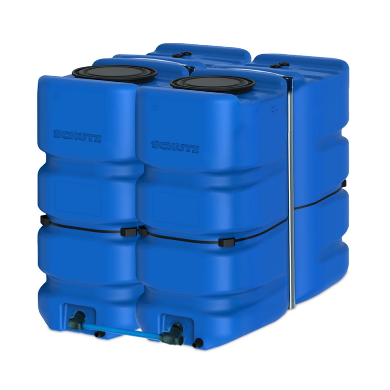 Citerne à eau en plastique schütz aquablock XL 2 citernes jumelées 4800 ...